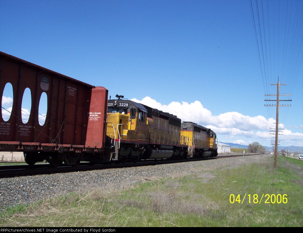 UP 3495, UP 3229 local